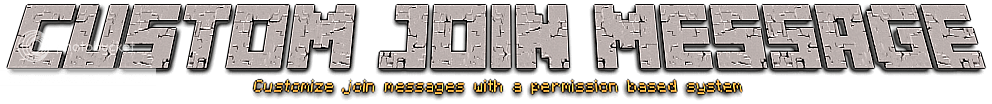 Custom Join Message | SpigotMC - High Performance Minecraft