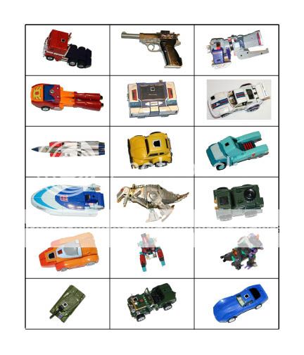 G1 Transformer by Picture Quiz - By AntFan